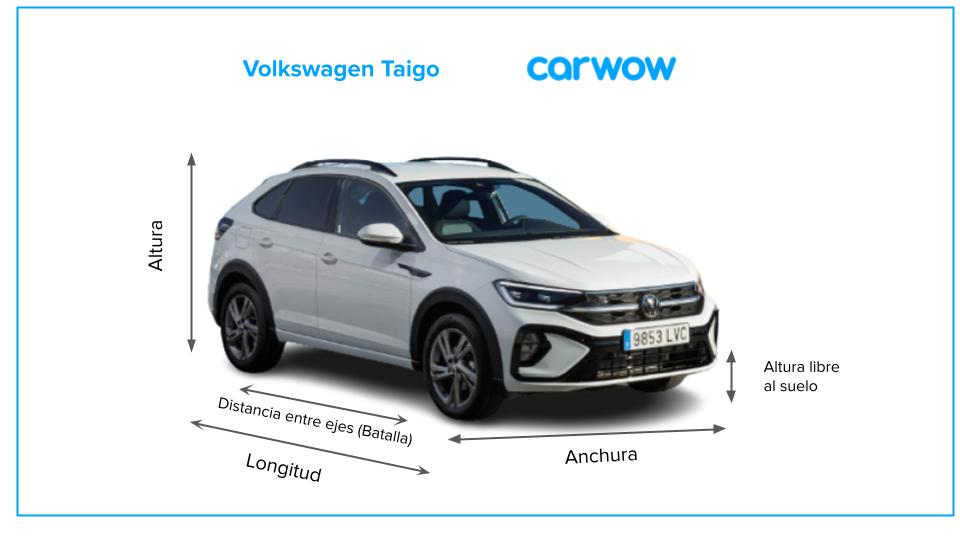 Medidas y maletero del Volkswagen Taigo | carwow